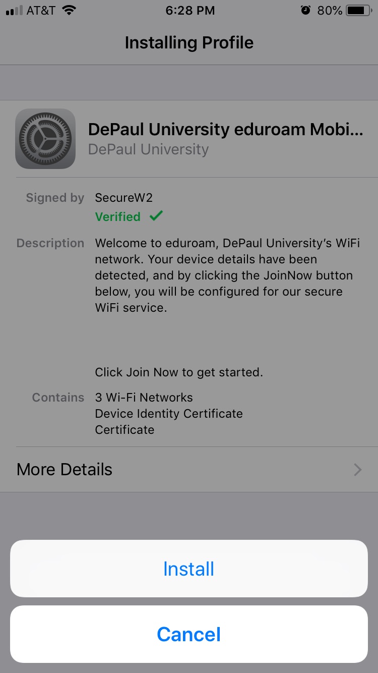Eduroam Information | Wireless | Services | Information Services | DePaul University, Chicago